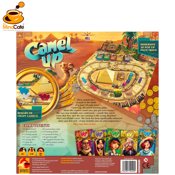 Camel Up Board Game - The Mind Cafe