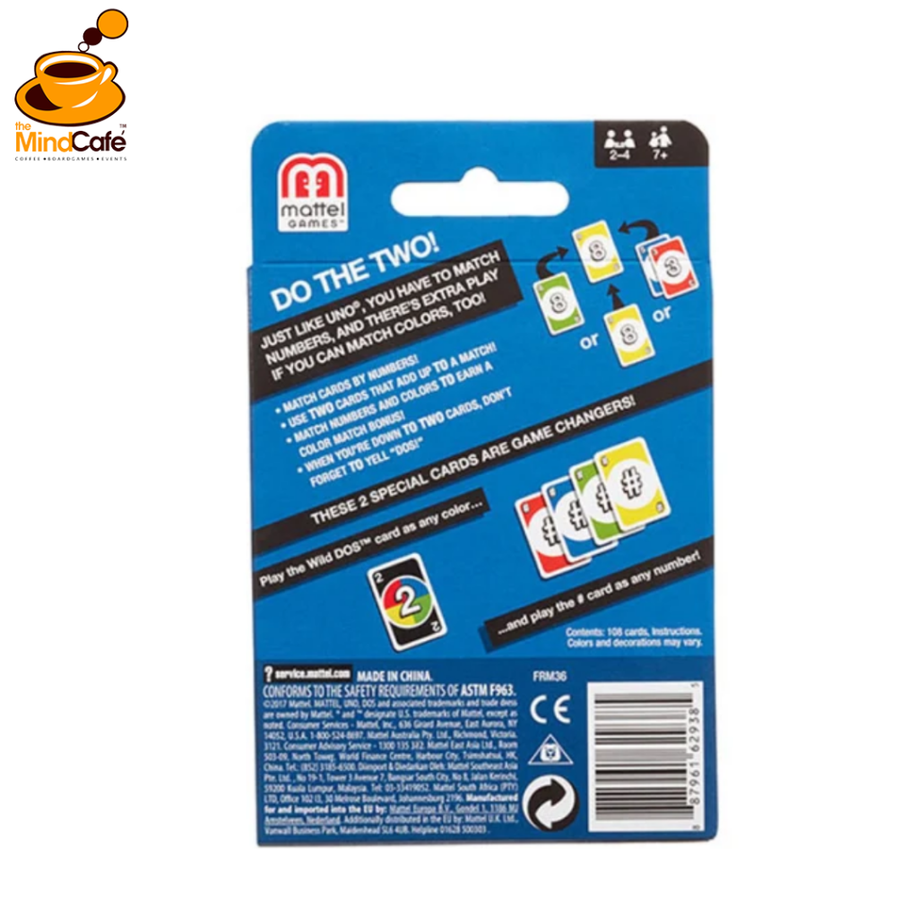 Uno Dos Card Game The Mind Cafe