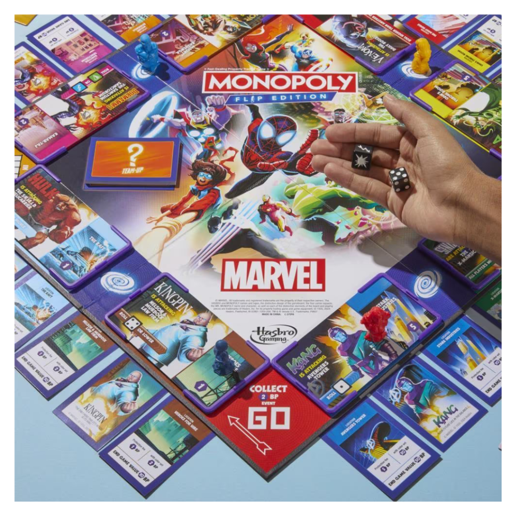 Monopoly Flip Edition Marvel The Mind Cafe